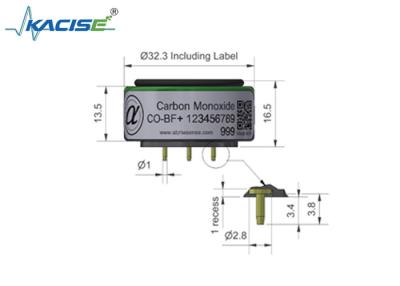 China CO-BF/CO-BF Carbon Monoxide Sensor with Response Time 25 Resolution 0.5 and Range 5000 for Industrial Applications for sale