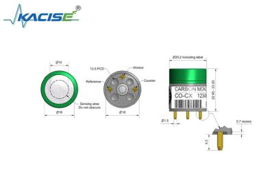China CO-CX Carbon Monoxide Sensor - EN 50379 Compliant for Stack Gases for sale
