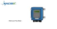 China Easy Installation Portable Liquid Flow Meter With Optional Heat Measurement for sale