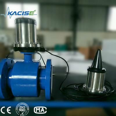China Wireless GPRS Electromagnetic Flow Meter with Battery Power for DN10-DN2600 Agricultural Irrigation for sale