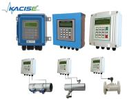 China Wall Type Rail Mount Ultrasonic Flow Sensor with RS485 Communication and Remote Control for sale