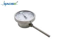 China Stainless Steel 304/316 Bimetal Thermometer with Customizable Stem Length and EN 13190 or ASME B40.3 Certification for sale