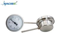 China WSS-411W Industrial Bimetallic Thermometer with Stainless Steel 304/316, Customizable Stem Length, and No Power Supply Required for sale