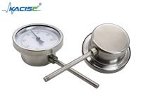 China WSS-411W Industrial Bimetallic Thermometer with Stainless Steel 304/316, Customizable Stem Length, and No Power Supply Required for sale