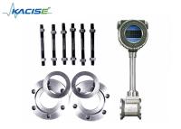 China LCD Display Vortex Flow Meter Wear Resistance With 4 - 20mA Output for sale