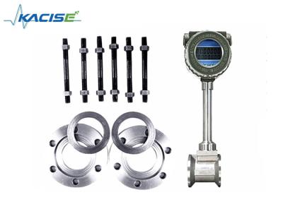 China LCD Display Vortex Flow Meter Wear Resistance With 4 - 20mA Output for sale