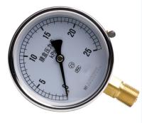China Stainless Steel Bellows Pressure Gauge with IP65 Protection and Bellows Sensing Element for Micro and Negative Pressure Measurement for sale