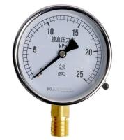 China Stainless Steel Bellows Pressure Gauge with IP65 Protection and Bellows Sensing Element for Micro and Negative Pressure Measurement for sale