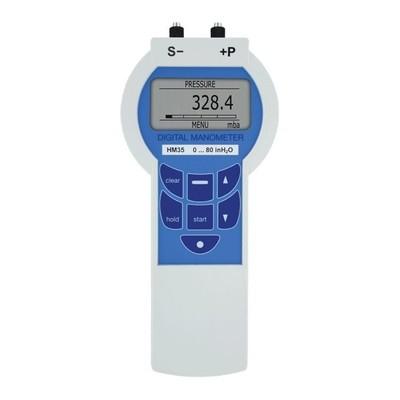 China Series HM35 Precision Digital Pressure Manometer with 0.05% Accuracy Graphical Backlit LCD and 10,742 Data Logging for sale