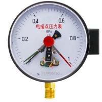 China KMC-YXC150 Stainless Steel Shockproof Electric Contact Pressure Gauge with 145mm Dial Diameter and 0-60MPa Measuring Range for sale