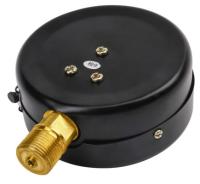 China KMC-Y100 Industrial Pressure Gauge - 100mm Dial, M20×1.5 Radial Copper Connection, Iron Shell for sale
