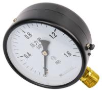 China KMC-Y100 Industrial Pressure Gauge - 100mm Dial, M20×1.5 Radial Copper Connection, Iron Shell for sale