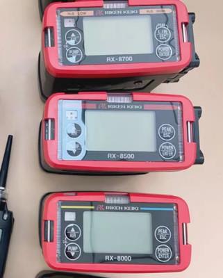 China Riken Keiki RX-8000 Portable Gas Monitor with Non-Dispersive Infrared (IR) Detection Waterproof Construction and Digital Display for sale
