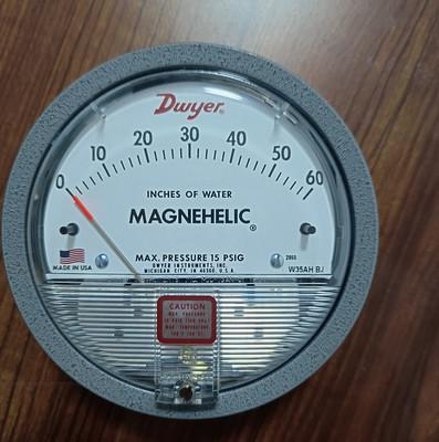 China Dwyer Model 2060 Magnehelic Differential Pressure Gauge (0–60 in w.c.) for sale