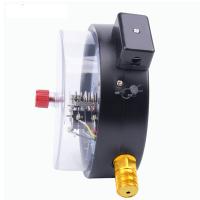 China KMC-YXC-150 Magnetic Aid Electric Contact Pressure Gauge With Bottom Connection for sale
