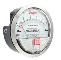 China Dwyer Series 2000 Magnehelic Differential Pressure Gauge Compatible Gases for sale