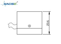 China High Frequency Magnetic Suction Biaxial Accelerometer with Wide Measuring Range and Temperature Resistance for sale