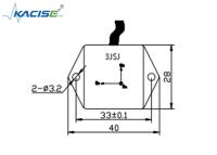 China K-3JSJ-300 Small Size Triaxial Accelerometer Sensor Module With High Frequency 0.5~4.5V Analog voltage output for sale