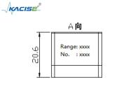 China Magnetic Suction Linear Accelerometer Sensor with Uniaxial Module and ±10 g Range for Vibration Performance for sale