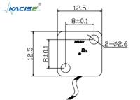 China Automobi Uniaxial Accelerometer Sensor Module High G Value / Bandwidth for sale