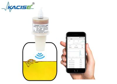 China PVDF 5m intelligent Ultrasonic water level meter 5V RS485 output liquide Level Sensor KUS600 for sale