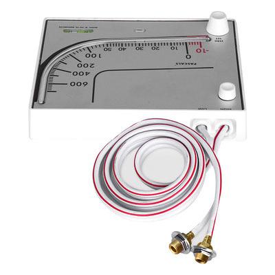 China KMC-700 Red Oil Differential Pressure Gauge for Aquaculture with ±3% Accuracy and Compact 190×150×32MM Design for sale