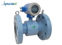 China Petroleum Oil Industry Salt Sea Water Flow Meter , Electromagnetic High Pressure Flow Meter for sale