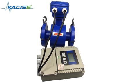 China Flange / Thread Electromagnetic Water Flow Meter With Grounding Rings for sale