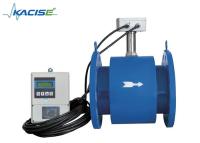 China Flange / Thread Electromagnetic Water Flow Meter With Grounding Rings for sale