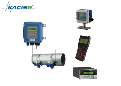 China Ultrasonic Clamp On Flow Meter with Non-invasive Measurement for DN32~6000 Pipes and RS485 Modbus for sale