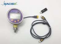China High Precision 0.05%FS Digital Pressure Gauge with Data Logger and Rechargeable Lithium Battery Featuring Touch Button for sale
