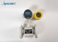 China High Accuracy Electromagnetic Flow Meter Battery Operated SS304 / SS316 Housing for sale