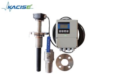 China 20ma Insertion Electromagnetic Flow Meter With Ball Valve Nitrate 24V High Precision for sale