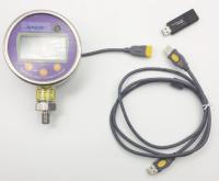 China 0.6Kg Precision Digital Pressure Gauge Stainless Steel Pressure Gauge With Data Logger for sale