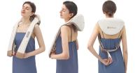 China 12V Shiatsu Neck Massager Neck Shoulder Massager 1.8m/5.9 Feet Long Cable for sale
