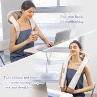 China 12V Shiatsu Neck Massager Neck Shoulder Massager 1.8m/5.9 Feet Long Cable for sale