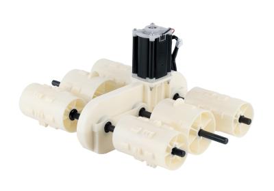 China 12v 24v Low Noise Dc Worm Gear Motor Small  For Chair Foot Massger for sale
