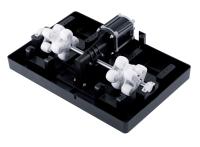 China Powered DC Micro Gear Motor Extension Length Worm Gearbox And 1 Year Warranty for sale