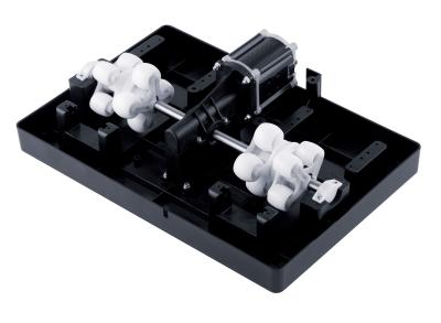 China Powered DC Micro Gear Motor Extension Length Worm Gearbox And 1 Year Warranty for sale