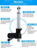 China Customizable Linear Actuator 12v Hydraulic Waterproof 100mm-1000mm Stroke Length for sale