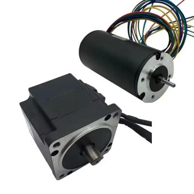 China CE 3 Phase Brushed Motor Customized Shaft Length Class B/F/H Insulation for sale