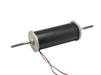 China High Efficiency 24v Brushed Dc Motor Customized Shaft Length for sale