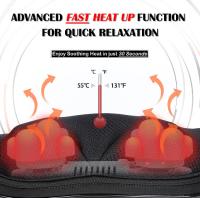 China Black Neck Shoulder Massager Machine With Dimensions 39*19*20cm for sale
