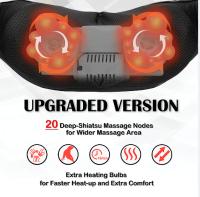 China Black Neck Shoulder Massager Machine With Dimensions 39*19*20cm for sale