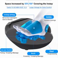 China Voltage 110V-240V Foot Heat Massager With 15 Minutes Timer Black for sale