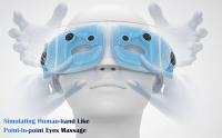 China Air Pressure Vibration Smart Eye Massager Heat Compress Eye Care Mask With Music for sale