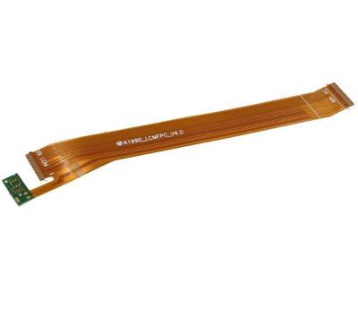China Custom FPC Flexible PCB 12 Pins 0.5mm Mini SIM Card Extension Flex Board for sale
