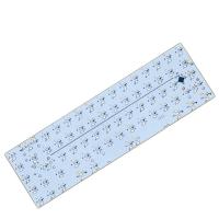China 35 Key Ergonomic Multicolor Backlit USB PCB 60% Mobile Stabilizer Keyboard PCB FR4 1.6mm for sale