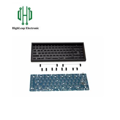 China VIA QMK 65 Percent Hot Swappable PCB Electronic Circuit Board Keyboard ISO PCB 1.6mm Thickness for sale