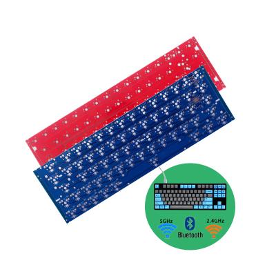 China Rectangular GH60 60% Mechanical Keyboard PCB Circuit Board Immersion Tin 1.6mm for sale